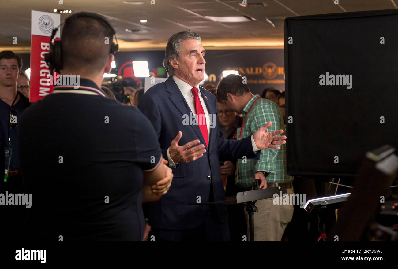 Simi Valley, California, USA. 27th Sep, 2023. North Dakota Governor ...