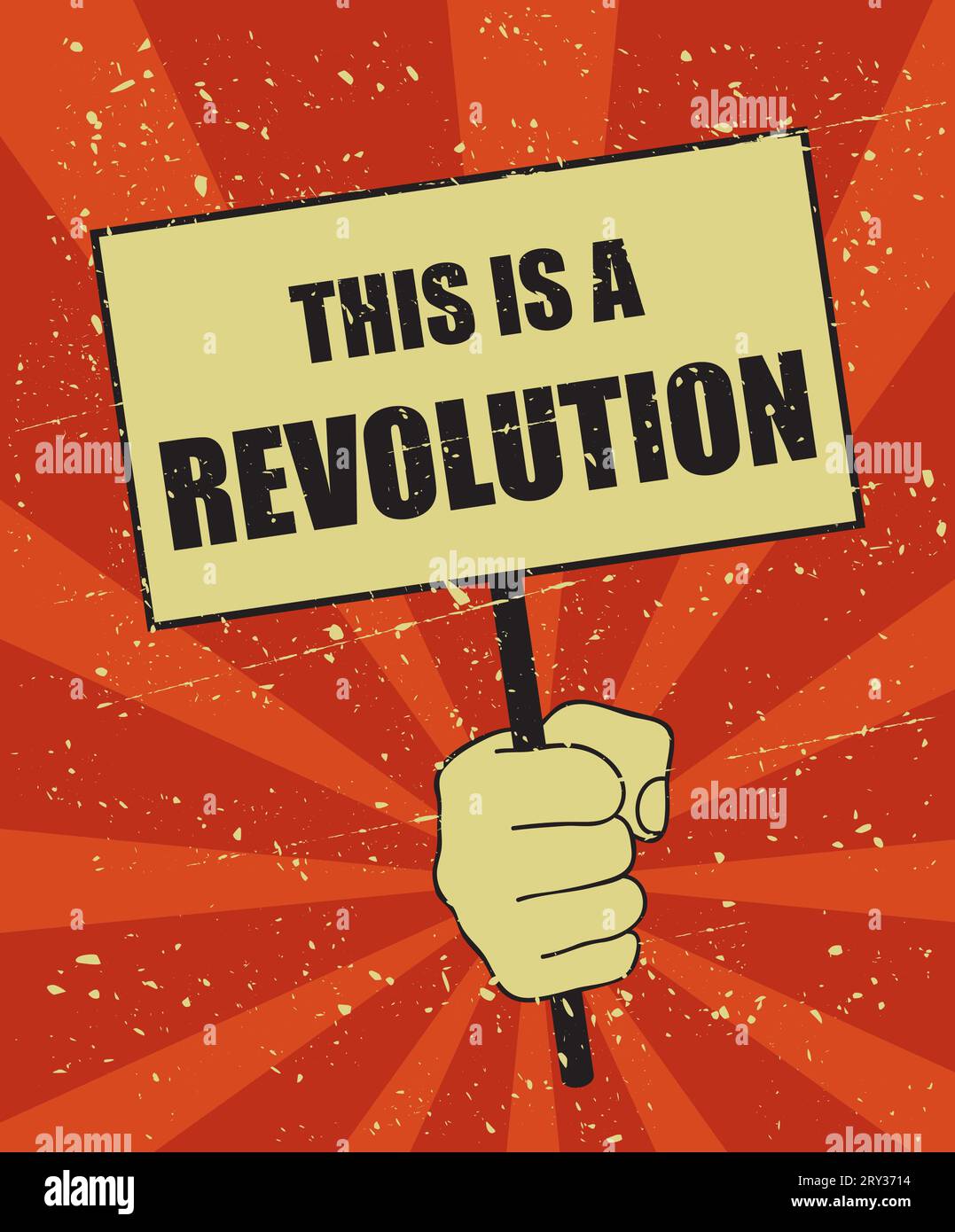 Red hand fist Stock Vector Images - Alamy