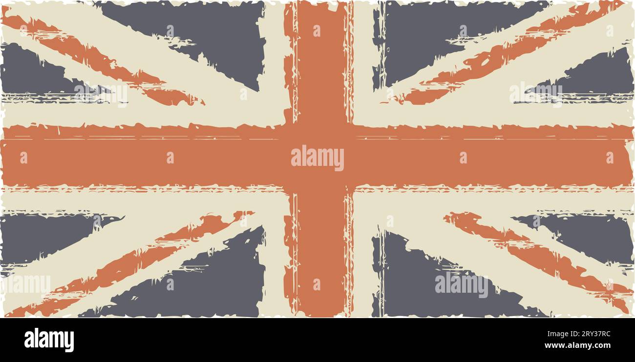 Old grunge British flag Stock Vector Image & Art - Alamy