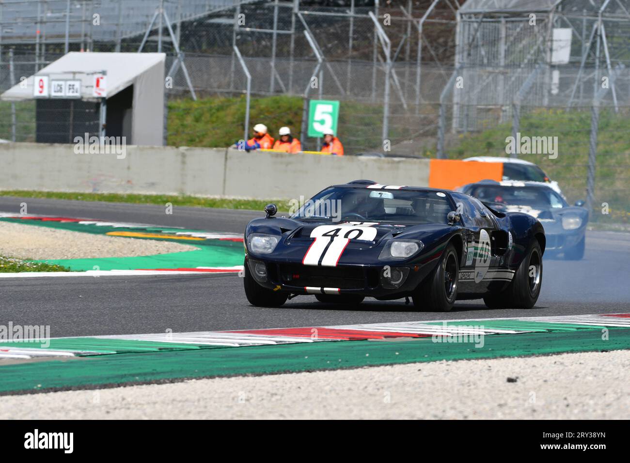 Scarperia, 2 April 2023: Ford GT40 of year 1968 in action during ...