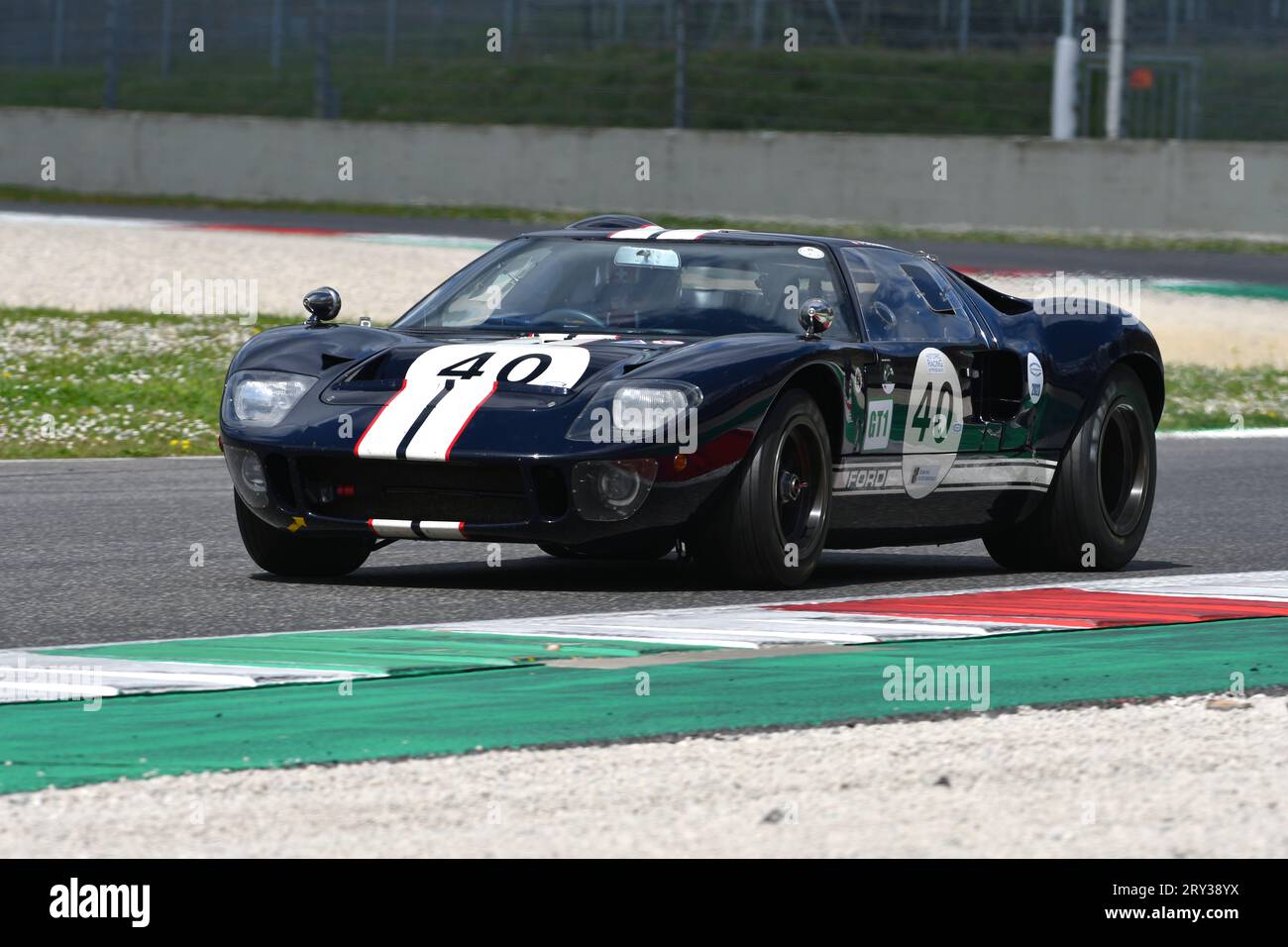 Scarperia, 2 April 2023: Ford GT40 of year 1968 in action during ...