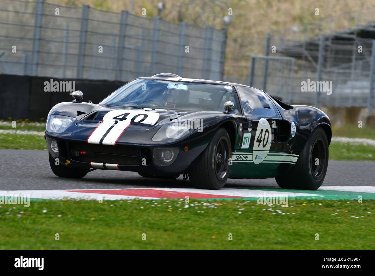 Scarperia, 2 April 2023: Ford GT40 of year 1968 in action during ...