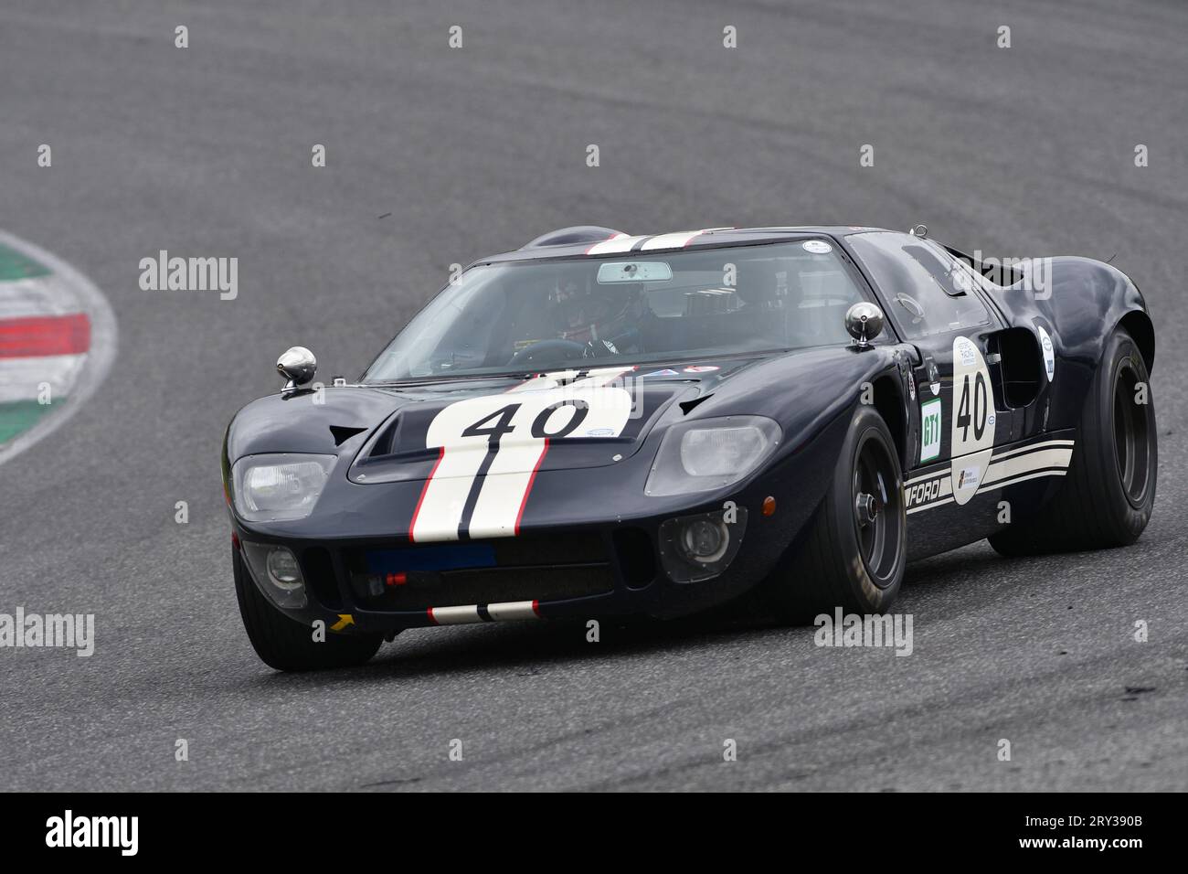 Scarperia, 2 April 2023: Ford GT40 of year 1968 in action during ...