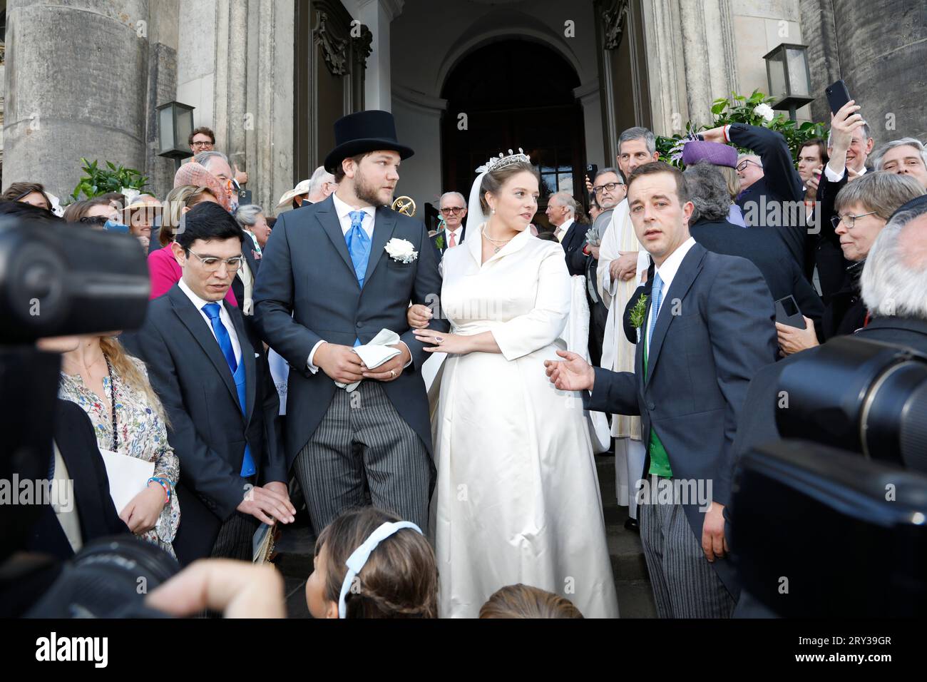 Maria Teresita Prinzessin von Sachsen und ihr Mann Graf Beryl Alexandre ...