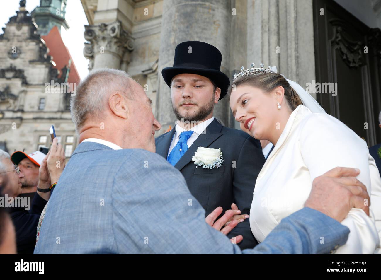 Maria Teresita Prinzessin von Sachsen und ihr Mann Graf Beryl Alexandre ...