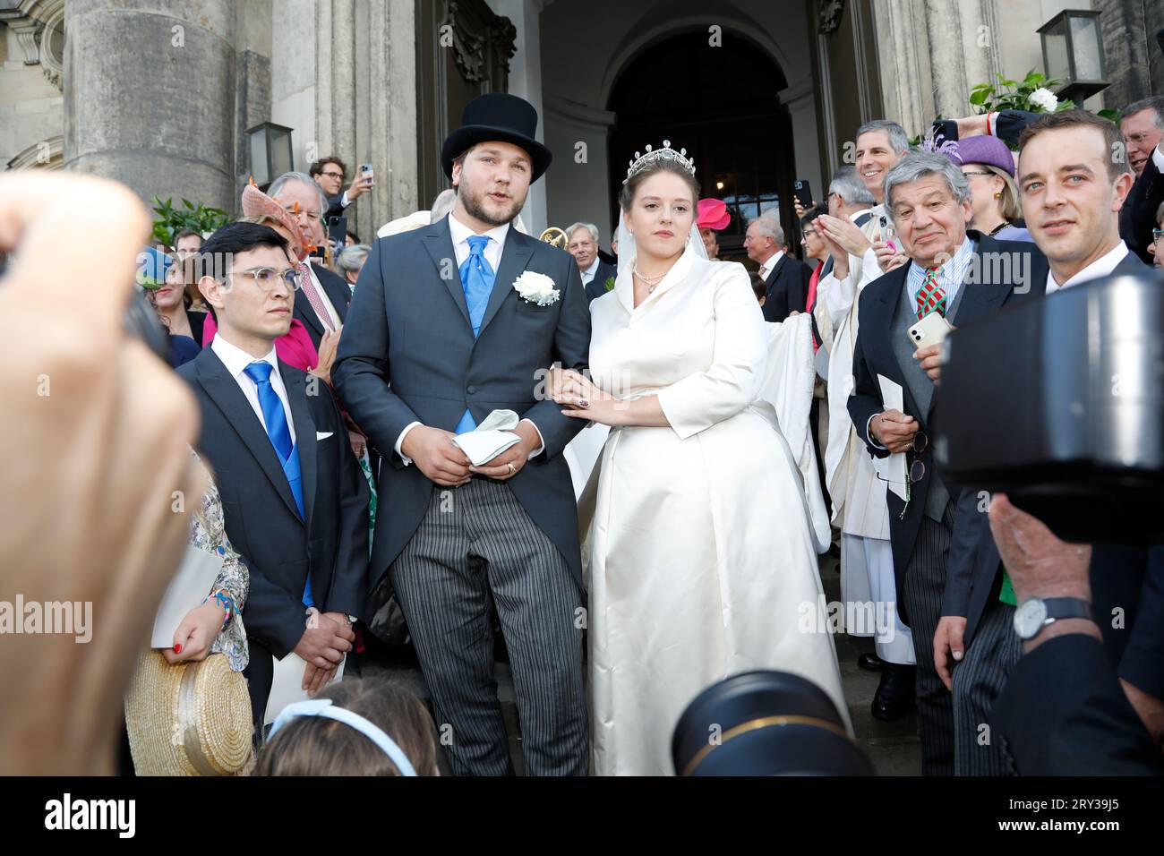 Maria Teresita Prinzessin von Sachsen und ihr Mann Graf Beryl Alexandre ...