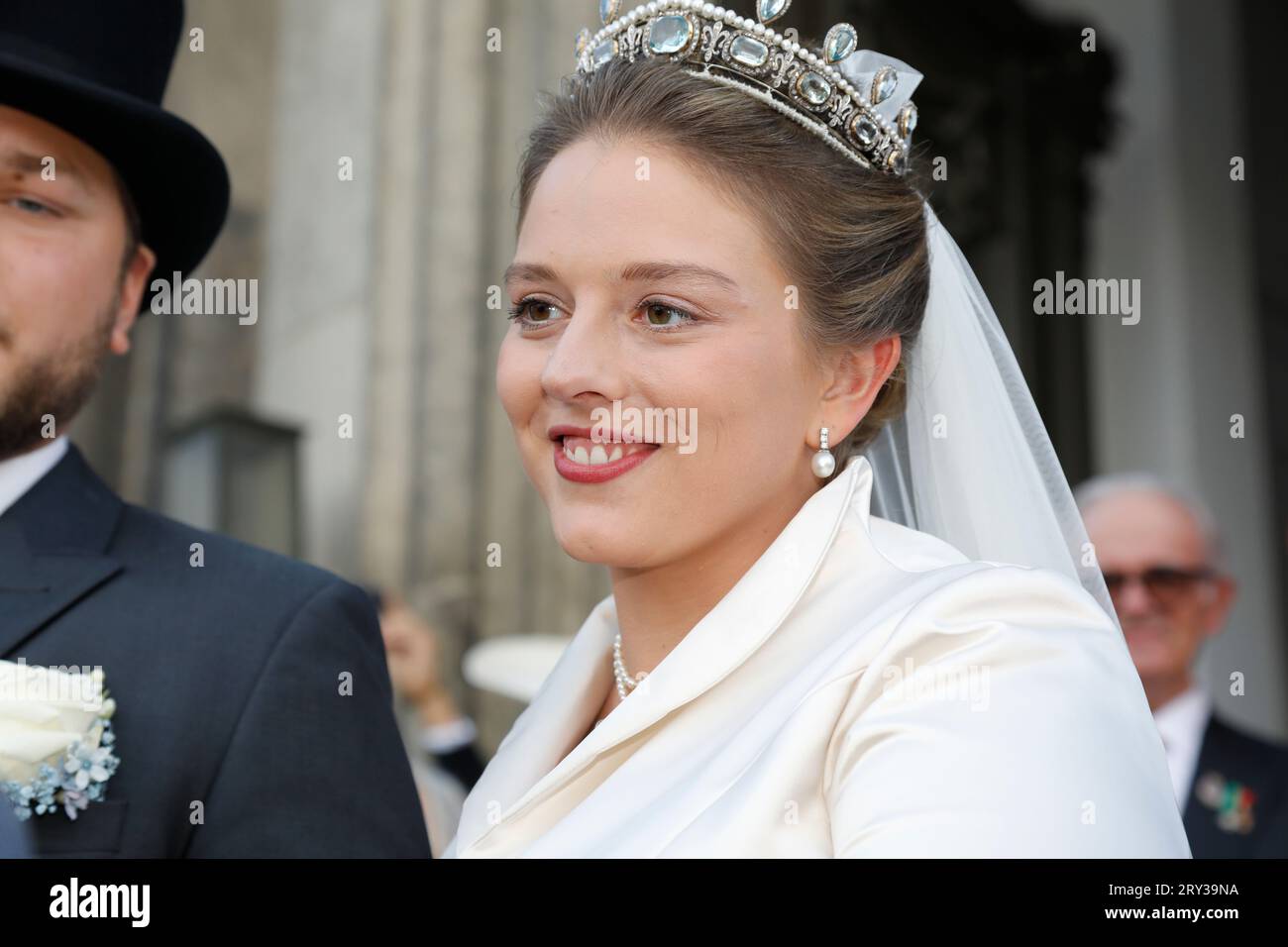 Maria Teresita Prinzessin von Sachsen und ihr Mann Graf Beryl Alexandre ...