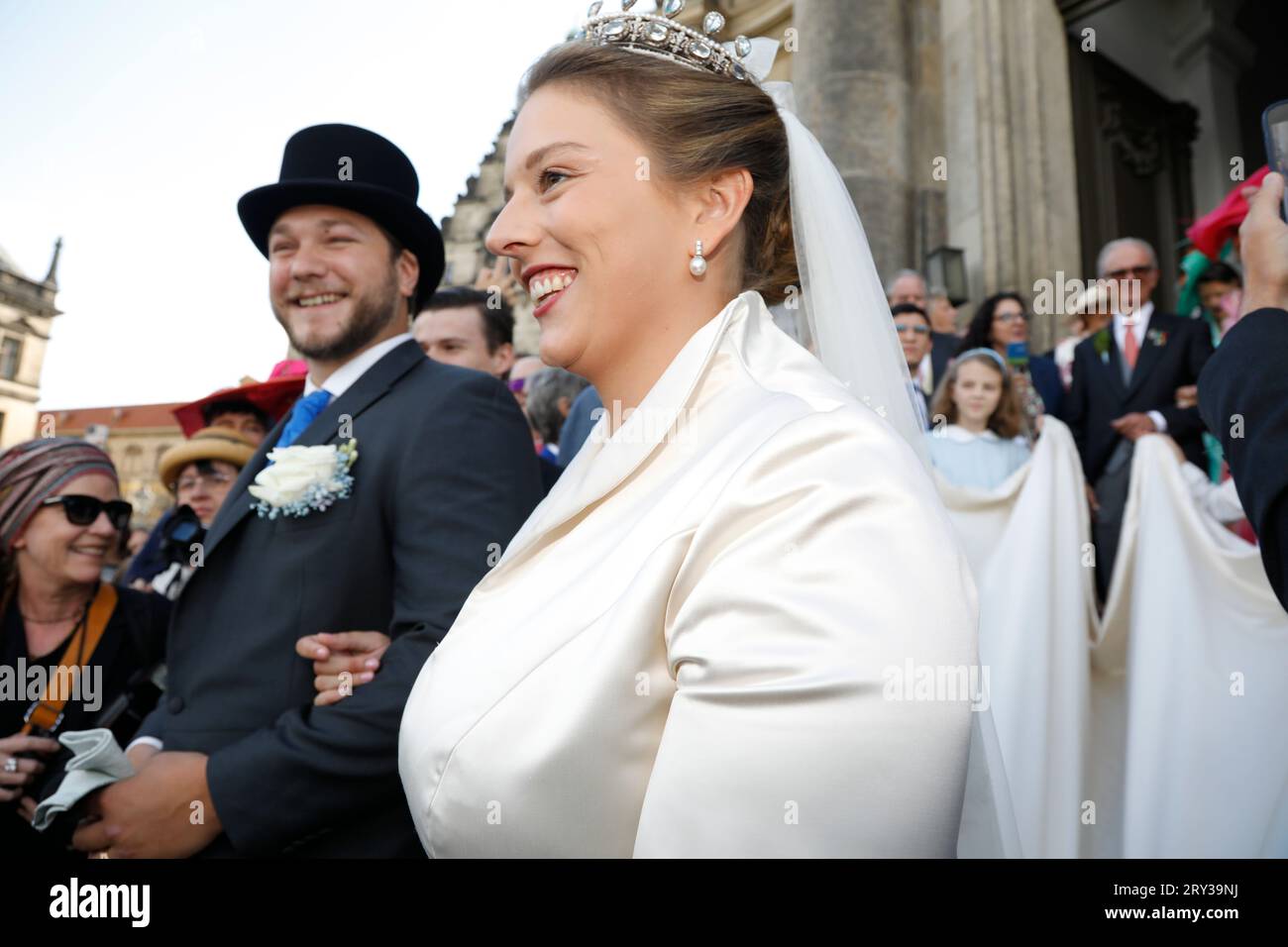 Maria Teresita Prinzessin von Sachsen und ihr Mann Graf Beryl Alexandre ...