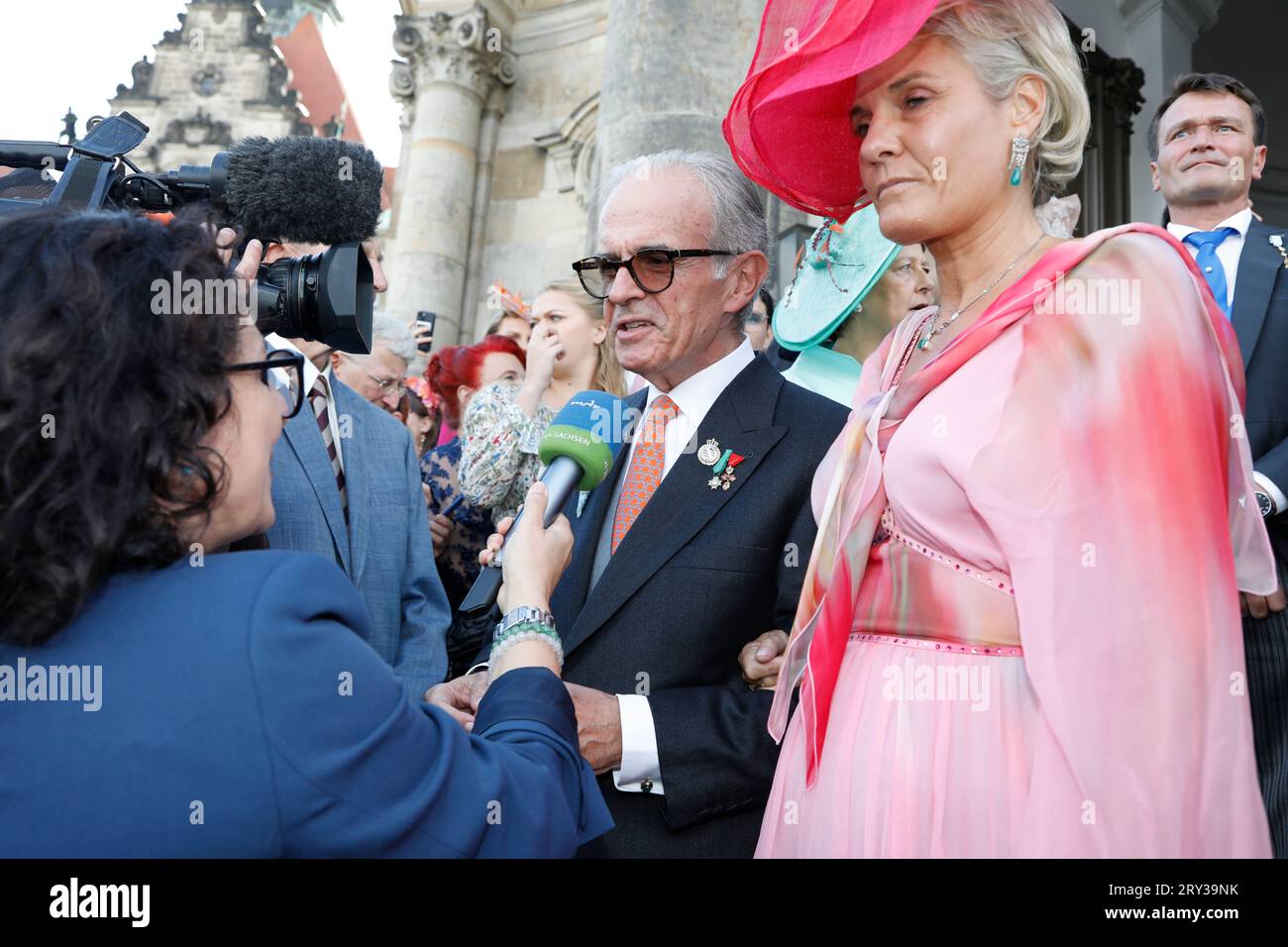 Alexander Prinz von Sachsen Herzog zu Sachsen und Ewa de Saporta nach ...