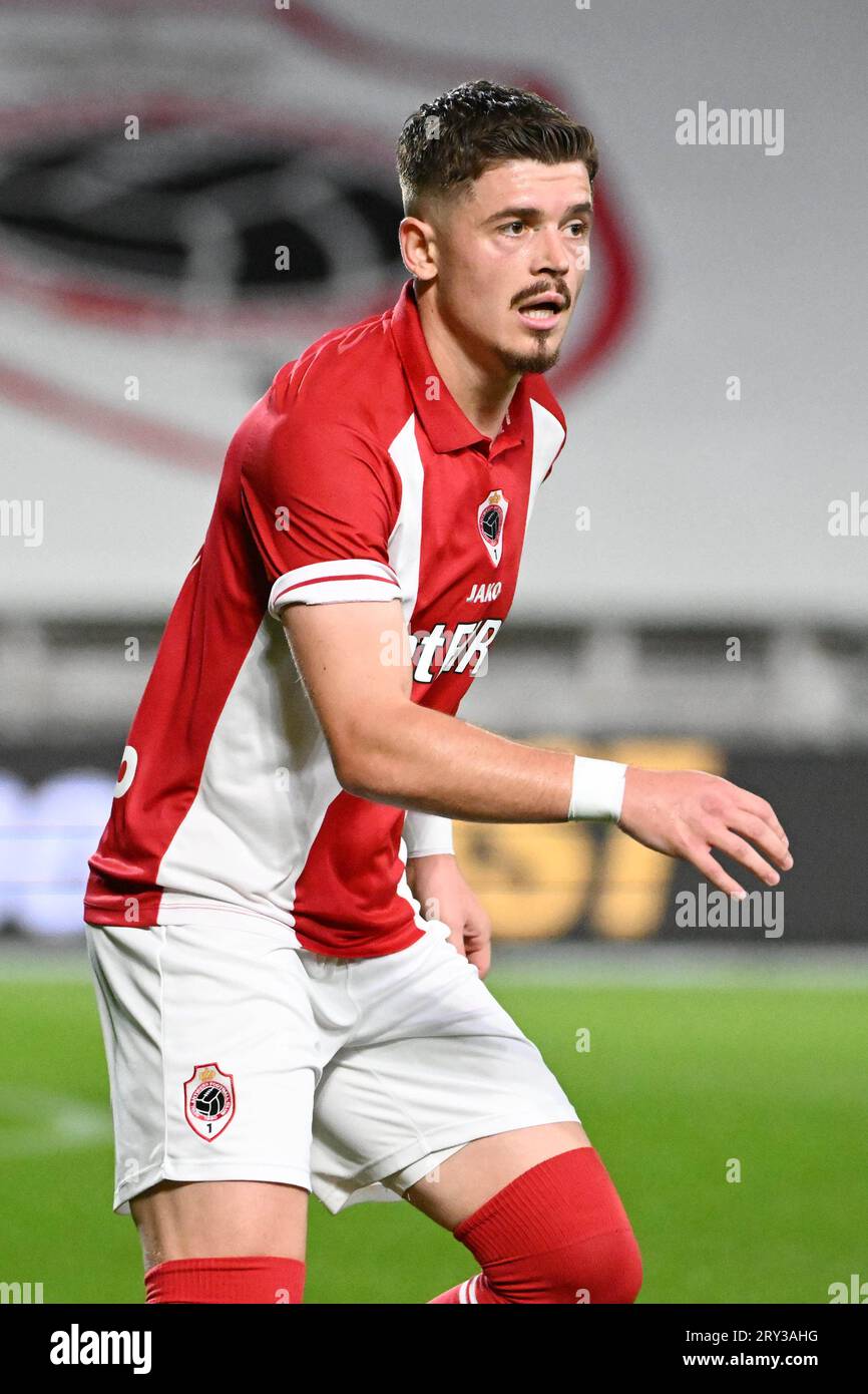 Antwerp, Belgium . 27th Sep, 2023. Arbnor Muja of Antwerp pictured ...