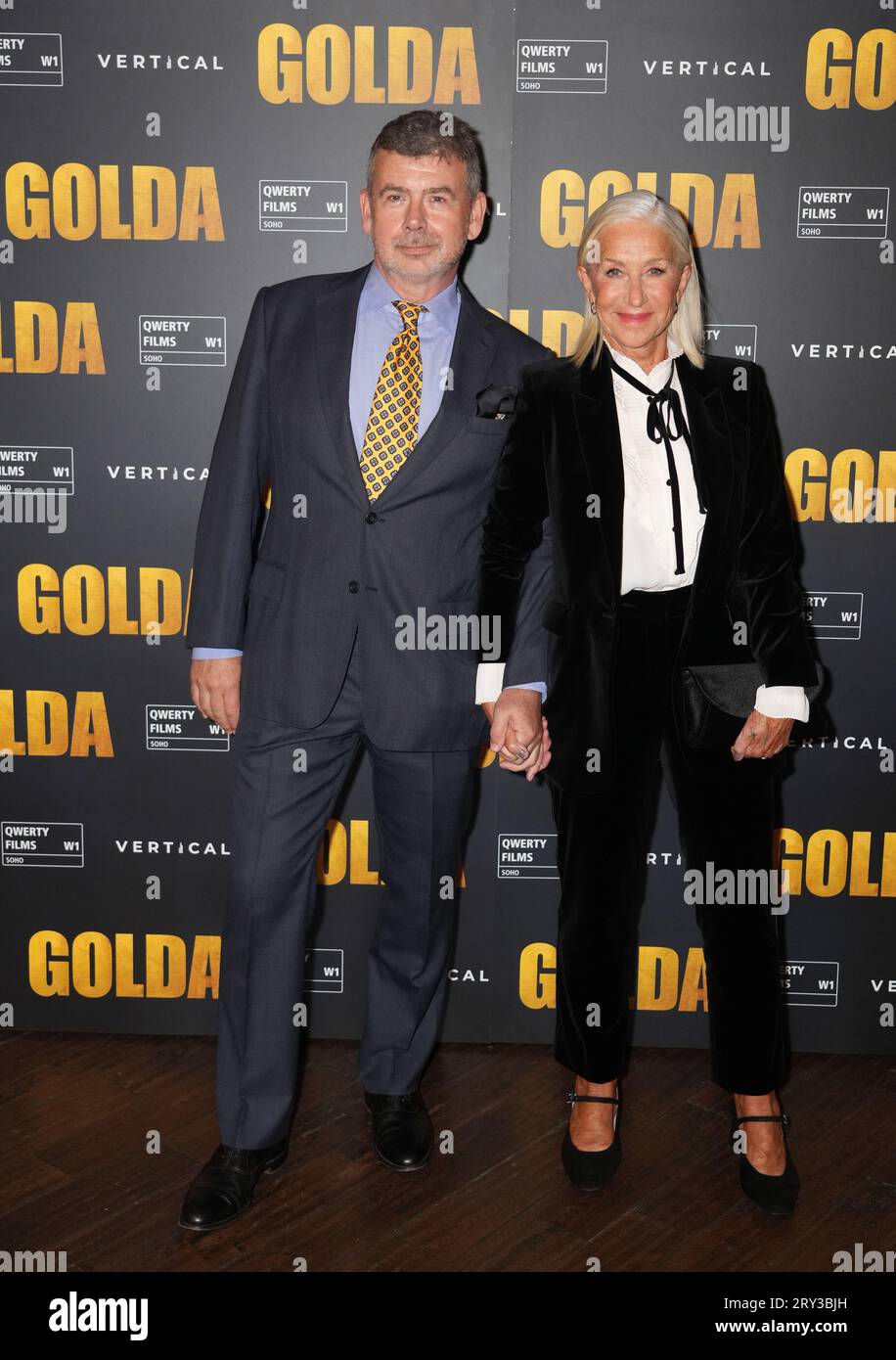 Writer Nicholas Martin and Dame Helen Mirren attending a special ...