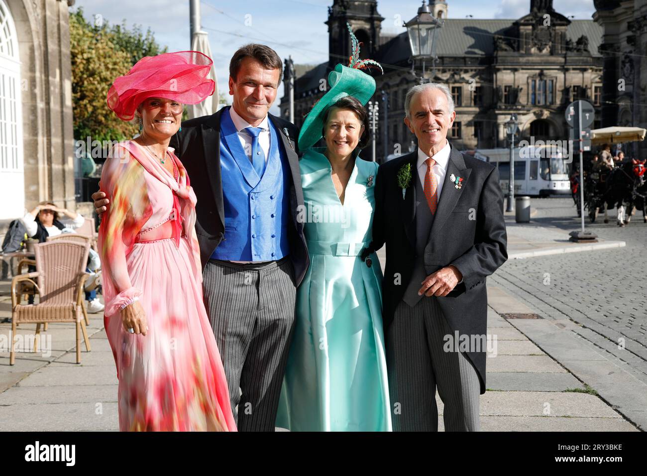 Philippe de Saporta und Ewa Tegner und Alexander Prinz von Sachsen ...