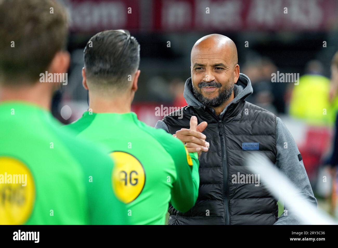 ALKMAAR - AZ Alkmaar coach Pascal Jansen during the Dutch premier ...