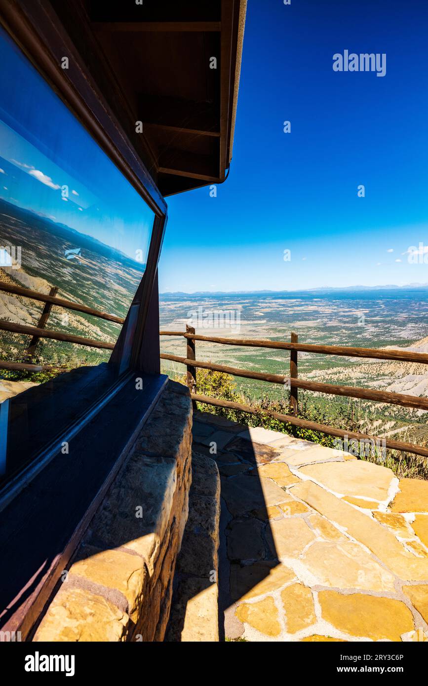 Park Point Fire Lookout; Mesa Verde National Park; Colorado; USA Stock ...
