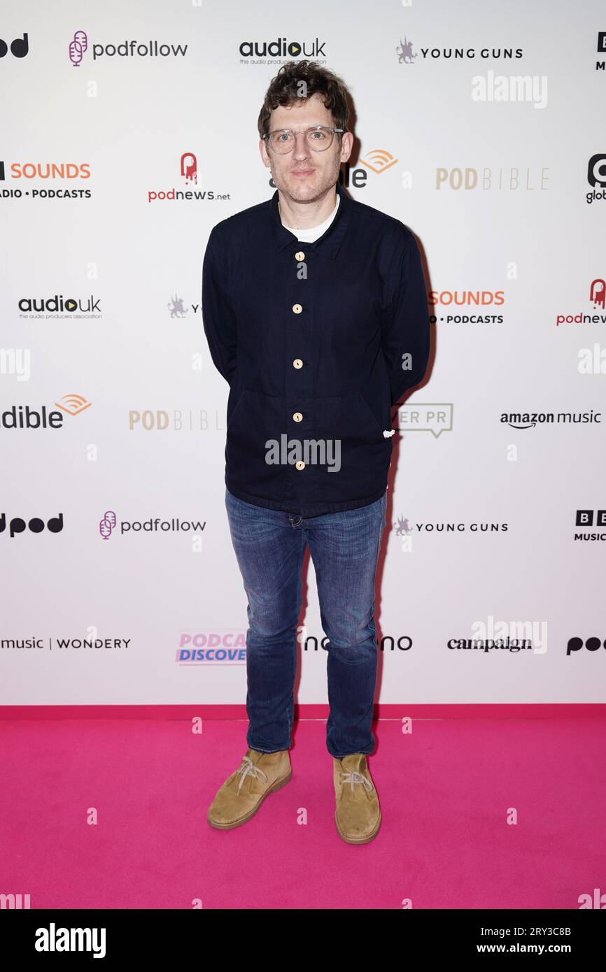 Elis James attending the British Podcast Awards at Outernet London ...