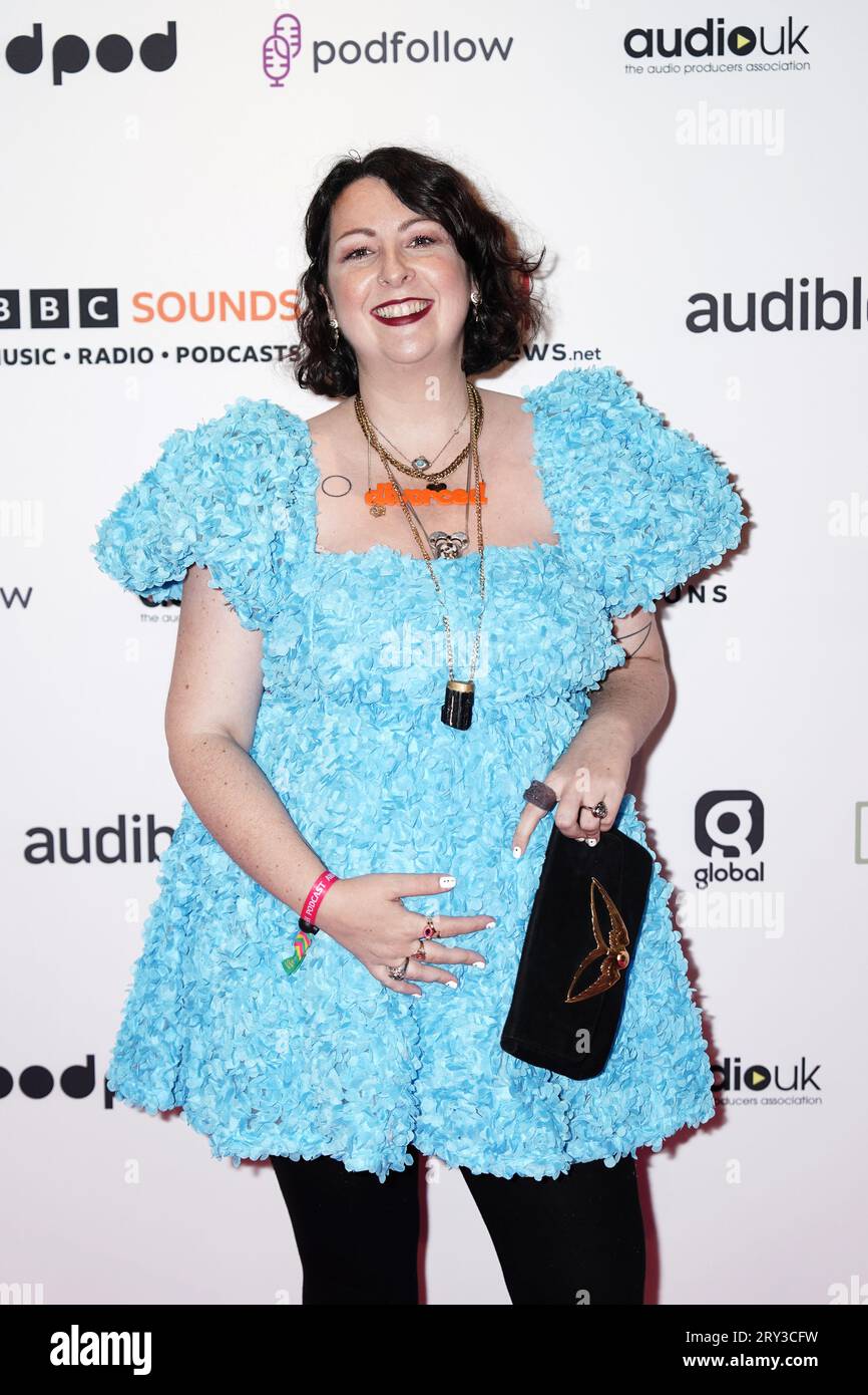 Samantha Baines attending the British Podcast Awards at Outernet London ...