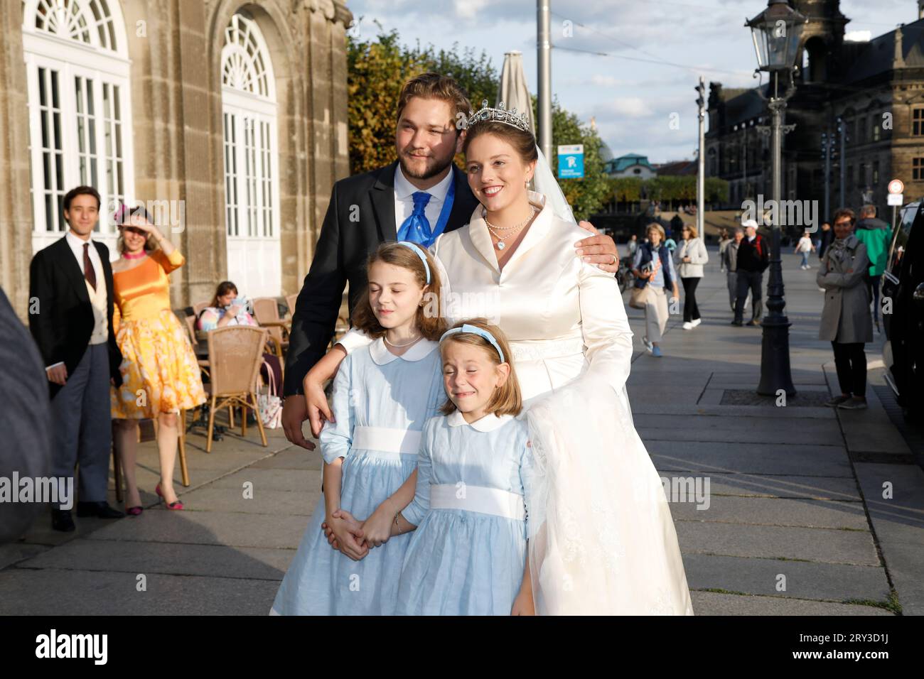 Maria Teresita Prinzessin von Sachsen und Graf Beryl Alexandre de ...