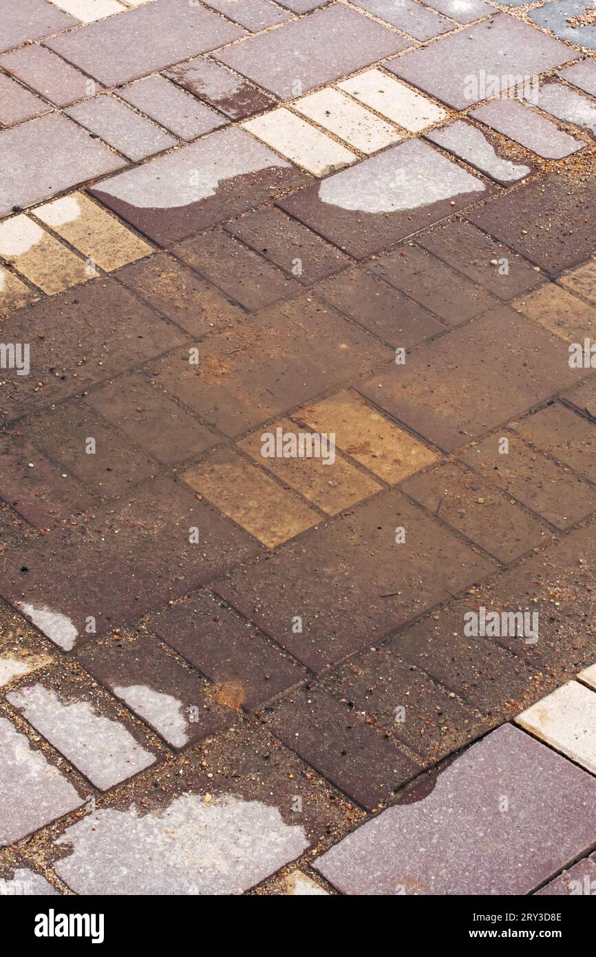 Wet sand puddle texture hi-res stock photography and images - Alamy