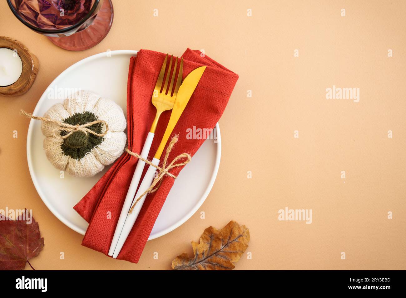 Autumn food background flat lay Stock Photo - Alamy