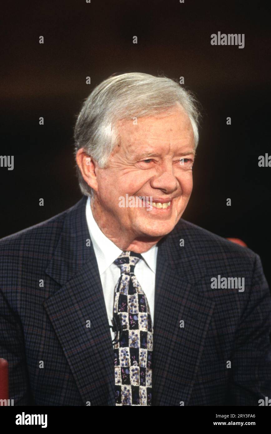 Former U.S. President Jimmy Carter, discusses the Summit on America’s ...