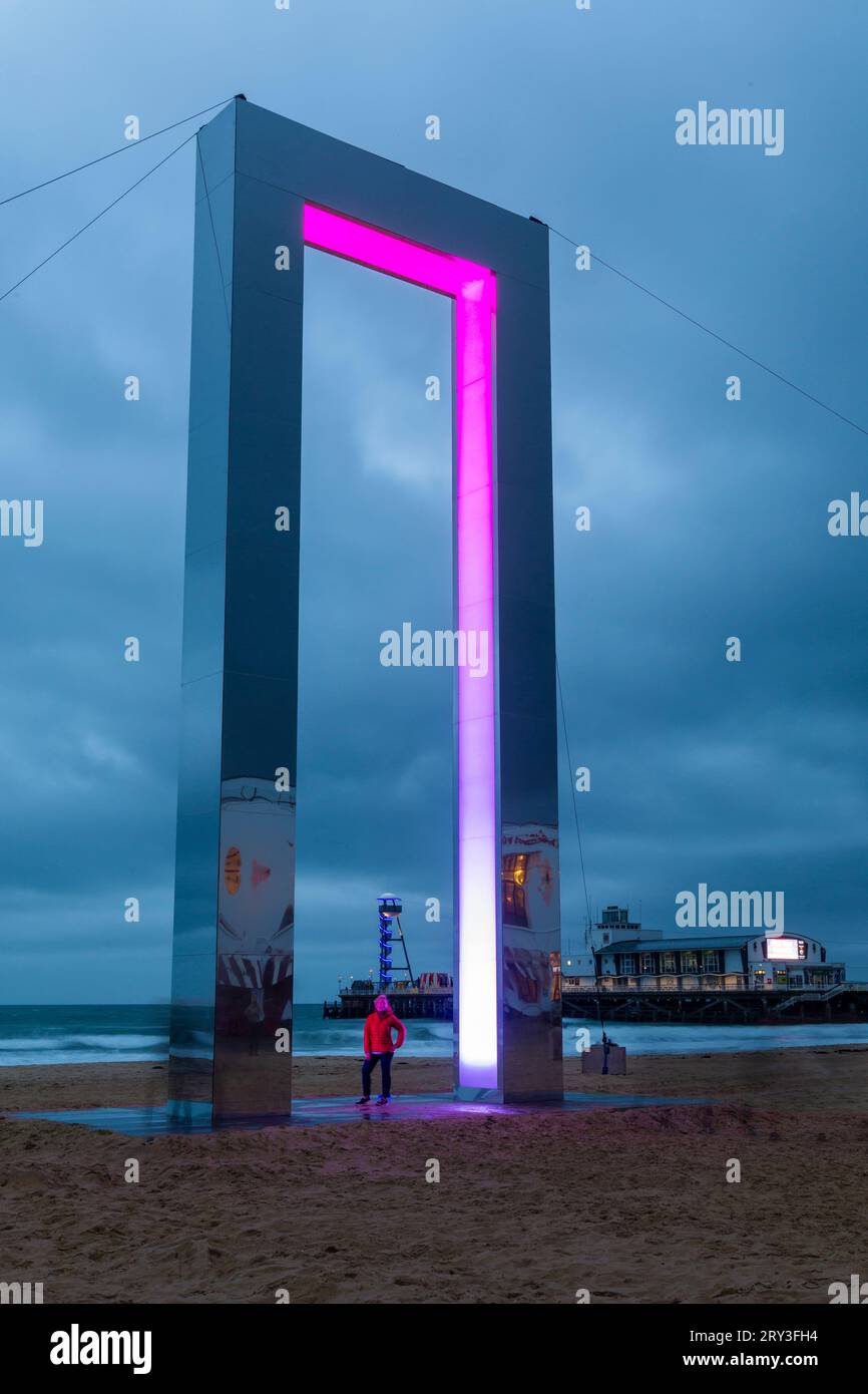 Bournemouth, Dorset, UK. 28th September 2023. Portal by Lucid Creates ...
