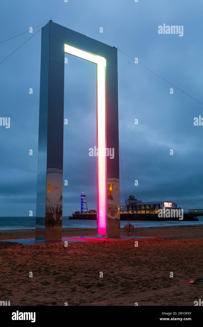 Bournemouth, Dorset, UK. 28th September 2023. Portal by Lucid Creates ...