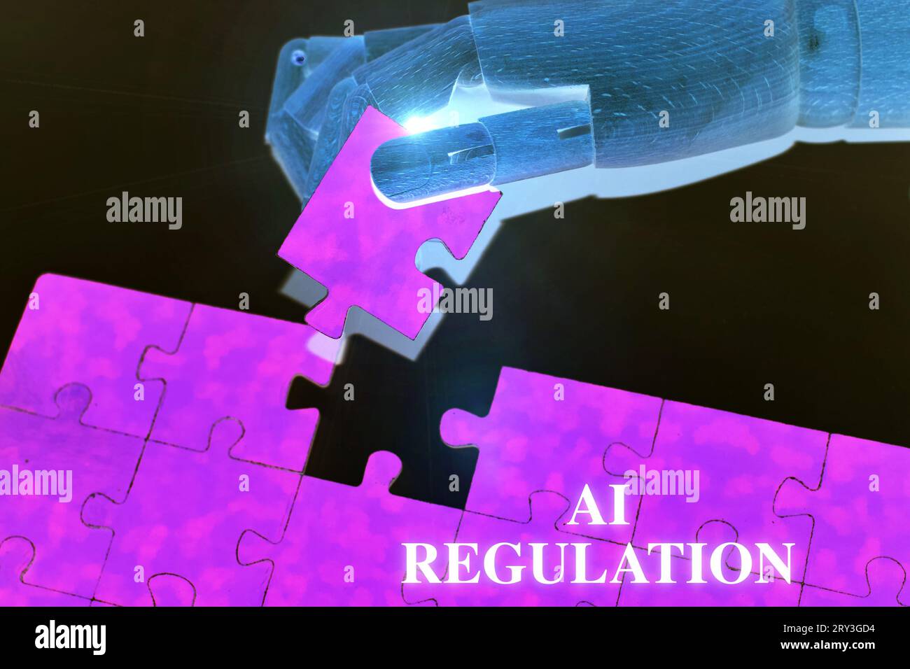 AI regulation symbol. Concept words AI artificial intelligence ... AI regulation symbol. Concept words AI artificial intelligence ...