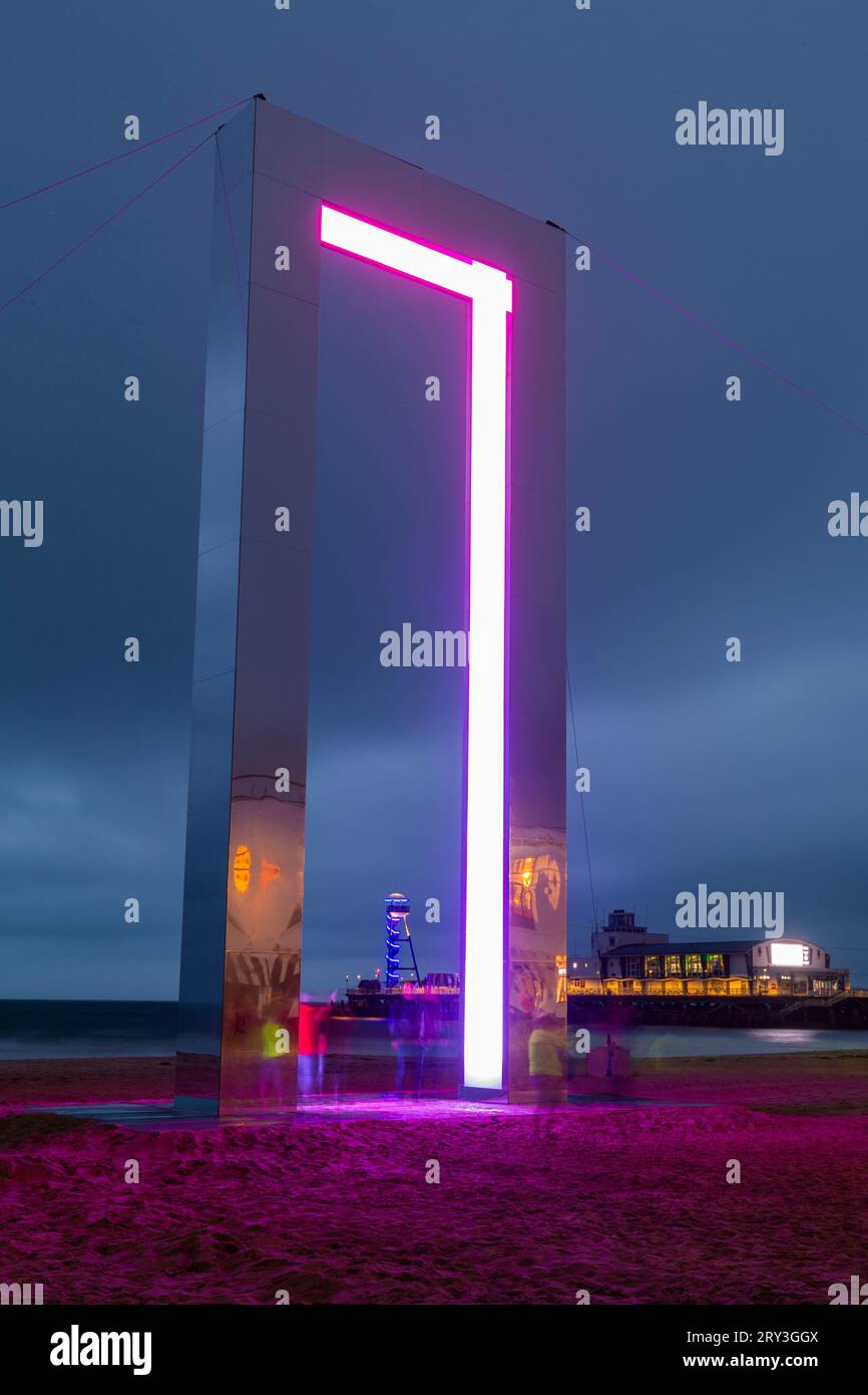 Bournemouth, Dorset, UK. 28th September 2023. Portal by Lucid Creates ...