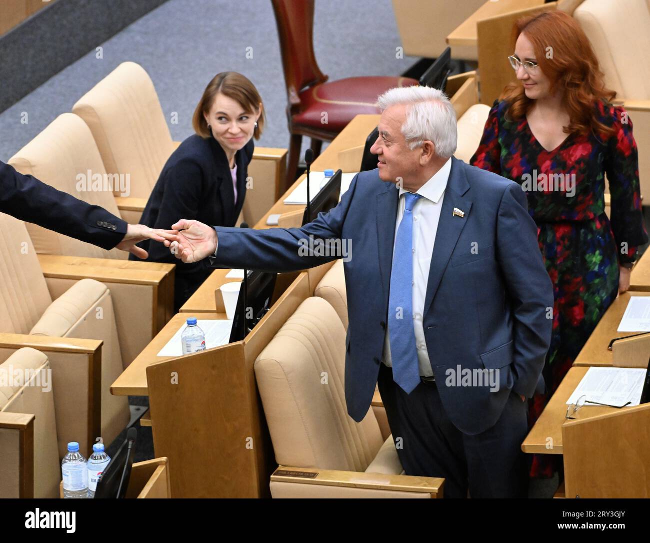 Moscow, Russia. 28th Sep, 2023. Plenary meeting of the State Duma of Russia. Member of the ...