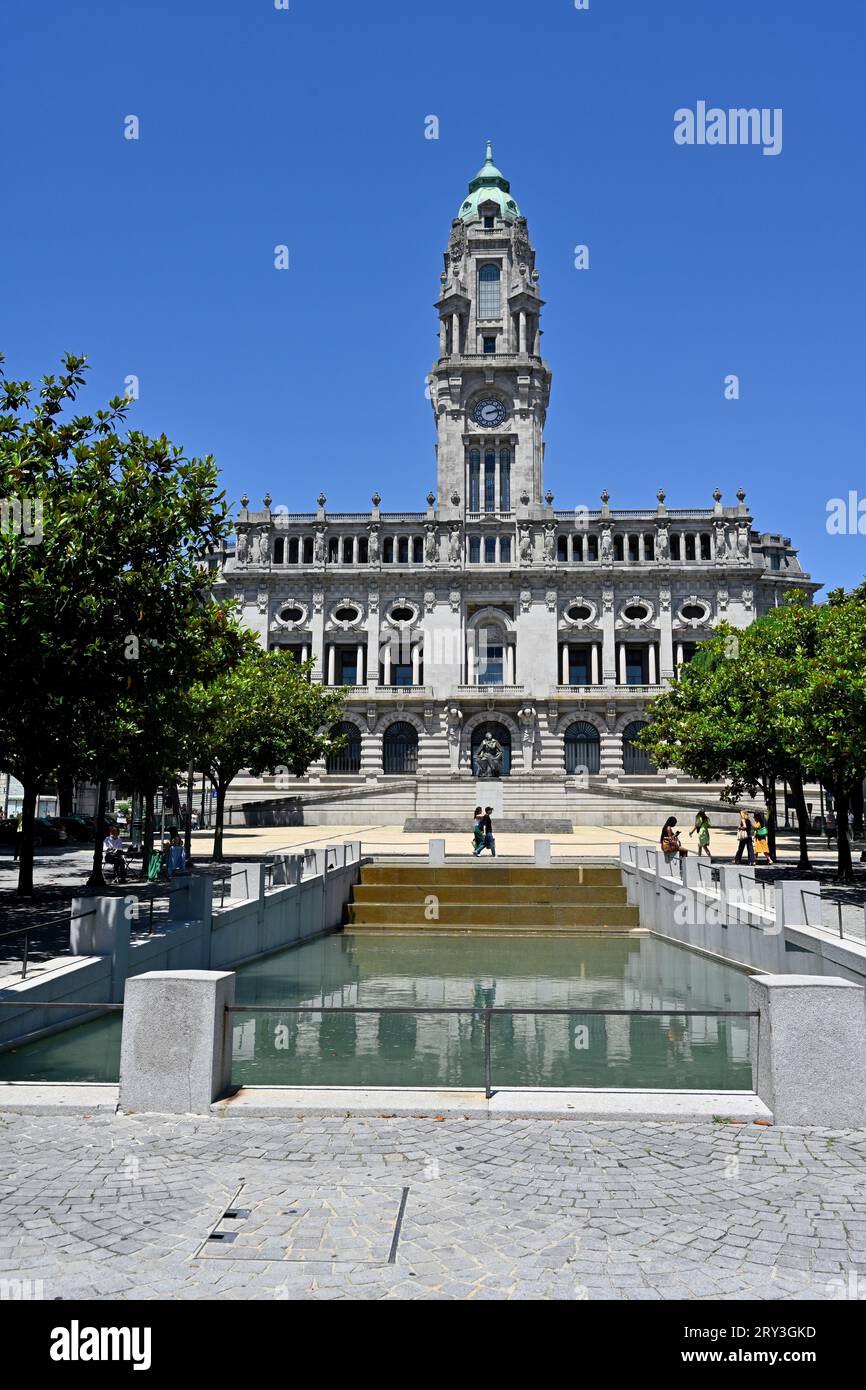City of Porto town hall, Câmara Municipal do Porto, a 1900's ...