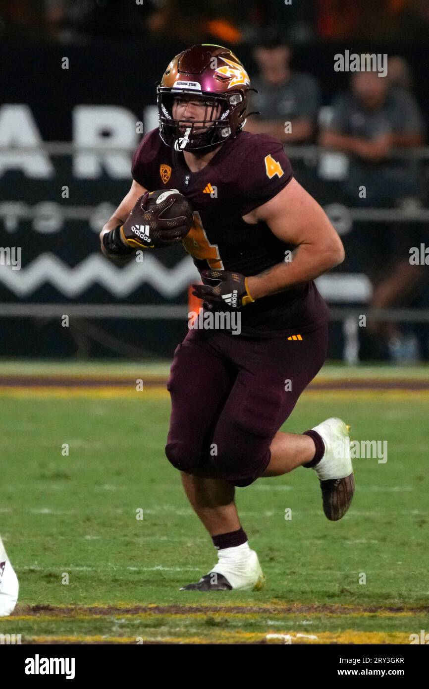 Arizona State running back Cameron Skattebo (4) in the first half ...