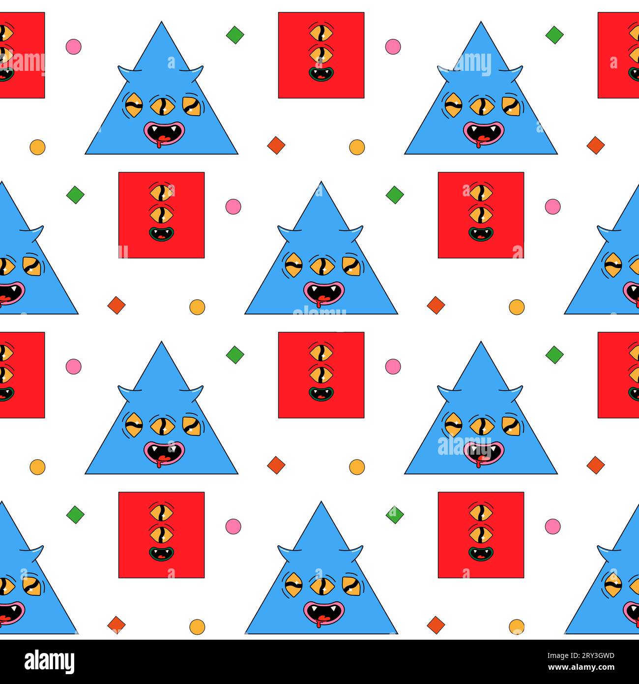 Psychedelic triangle hi-res stock photography and images - Alamy