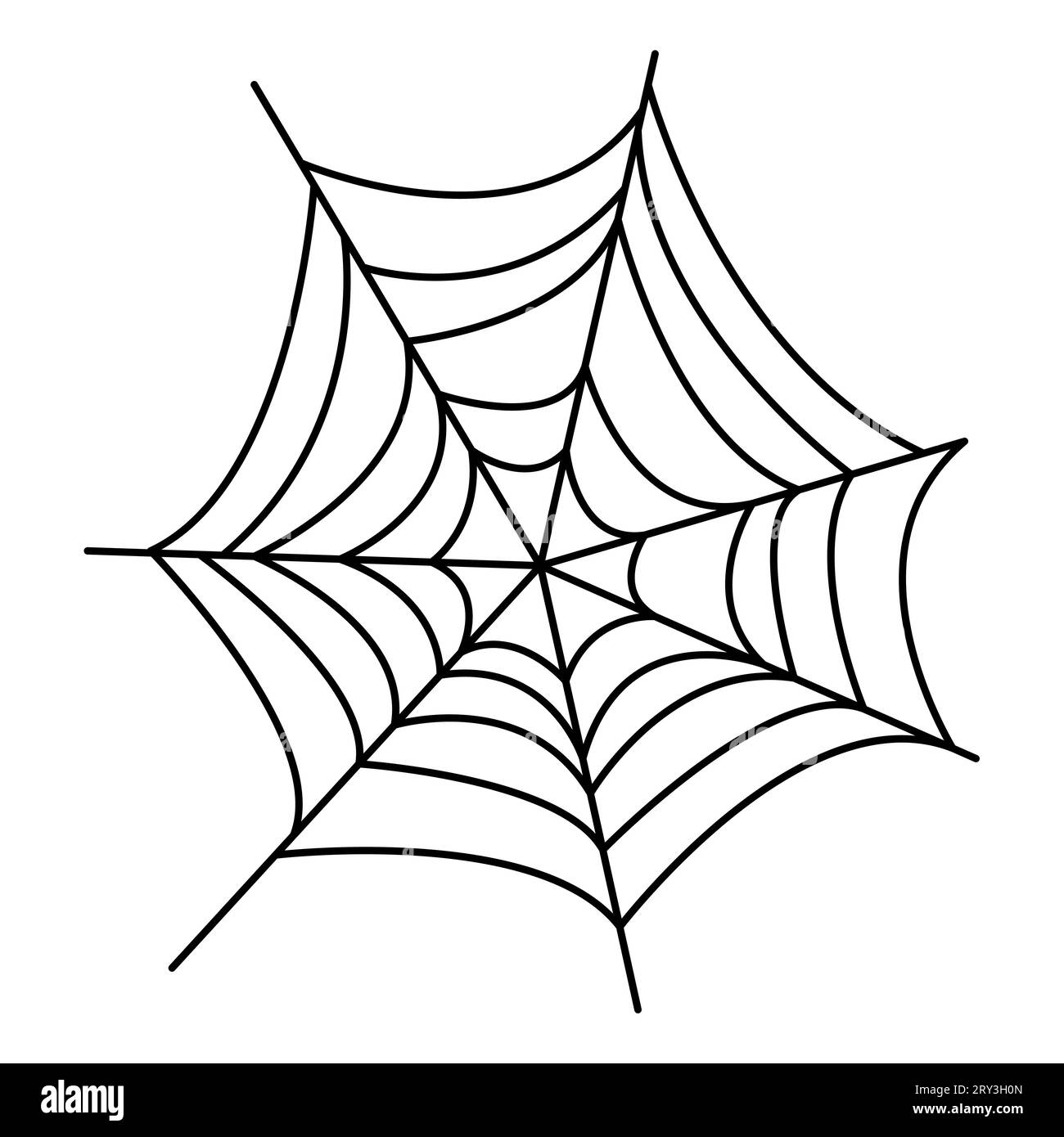 Spider web icon. Cobweb icon. Vector illustration isolated on white ...
