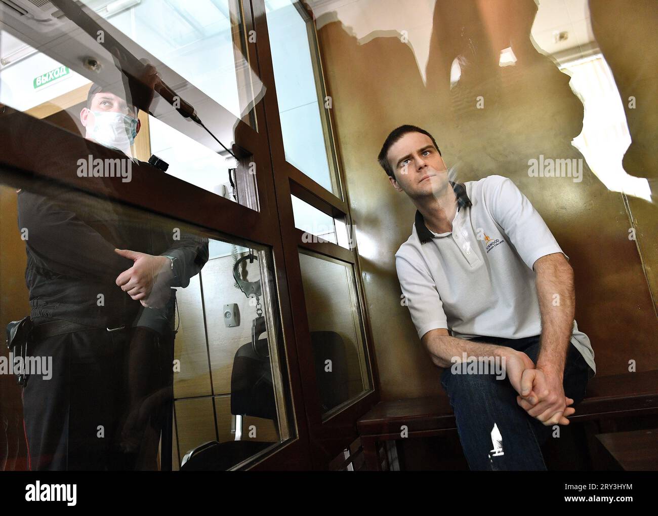 Moscow, Russia. 28th Sep, 2023. Consideration of the case of former ...