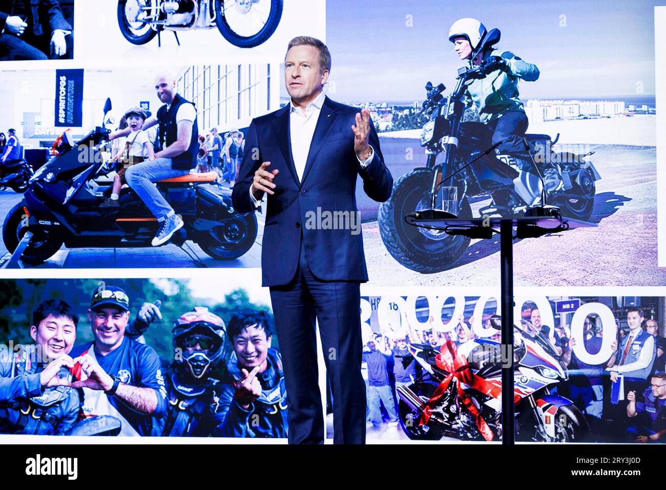 Berlin, Germany. 28th Sep, 2023. Oliver Zipse, Chairman of the Board of ...