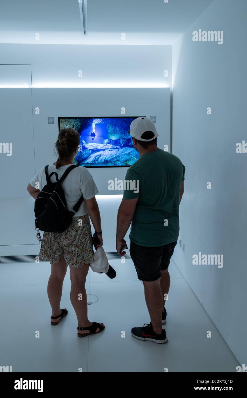 La Casa de los Volcanes (Volcanoes House) museum at Jameos del Agua ...