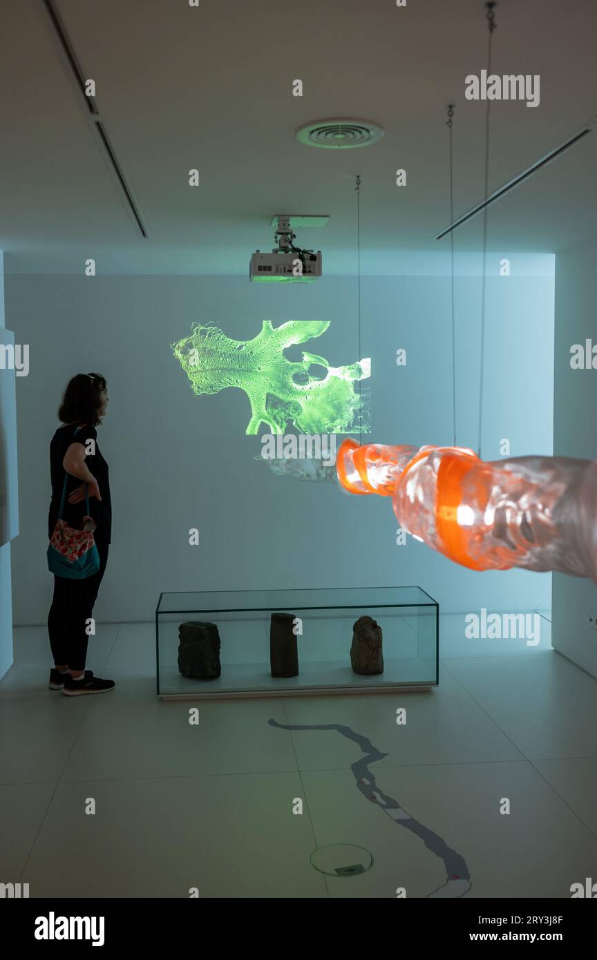 Inside the Lava tube installation at La Casa de los Volcanes (Volcanoes ...