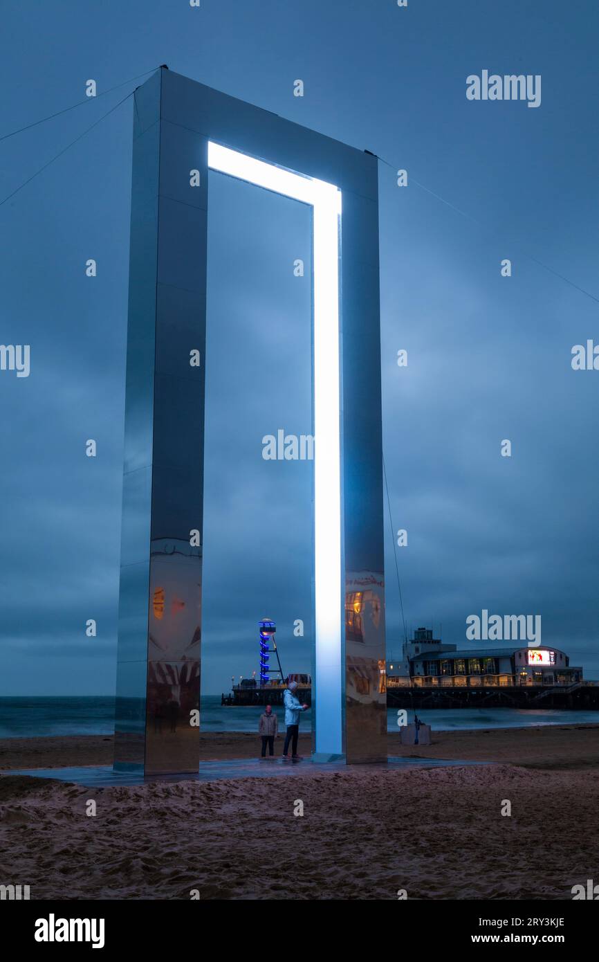 Bournemouth, Dorset, UK. 28th September 2023. Portal by Lucid Creates ...