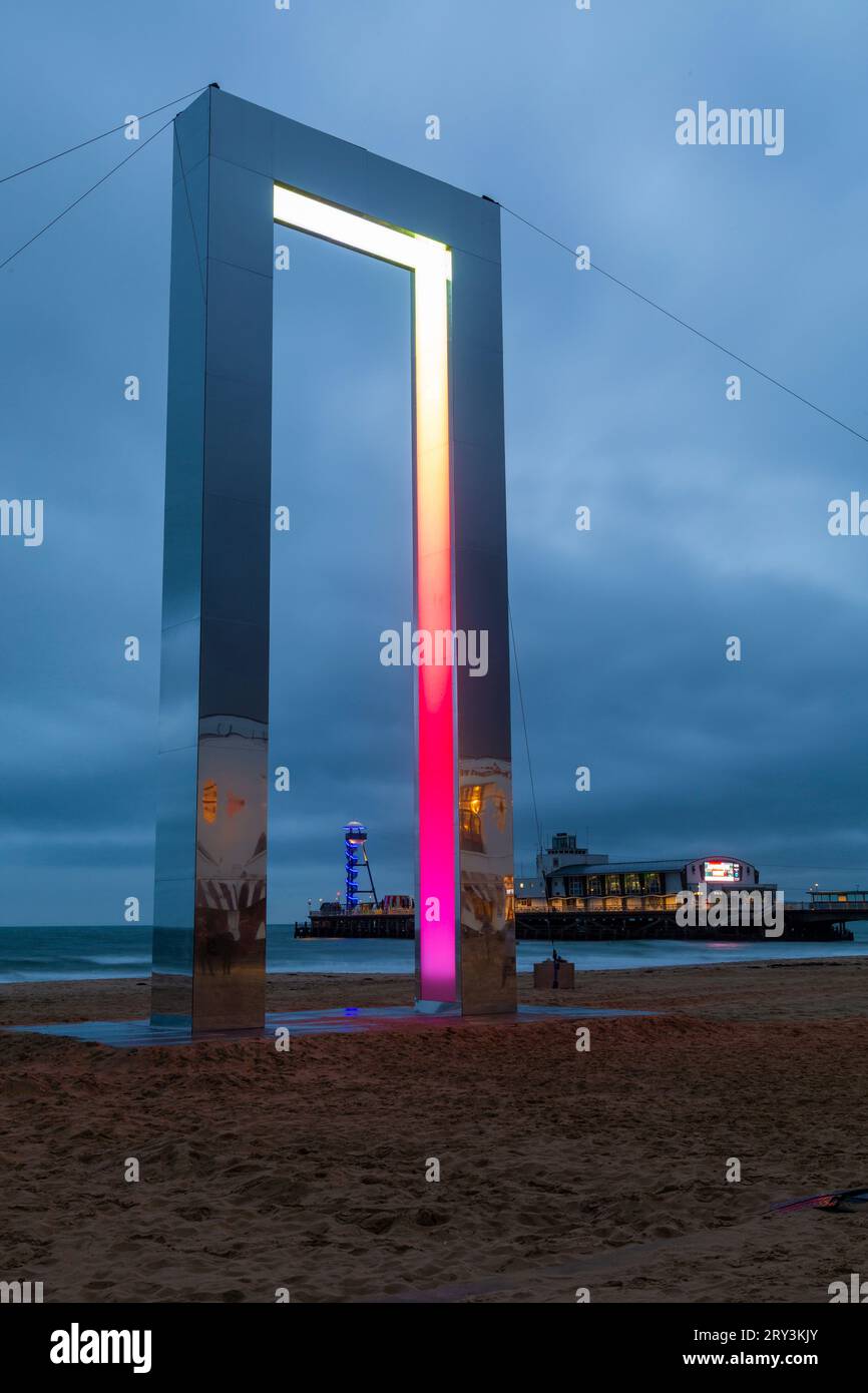 Bournemouth, Dorset, UK. 28th September 2023. Portal by Lucid Creates ...