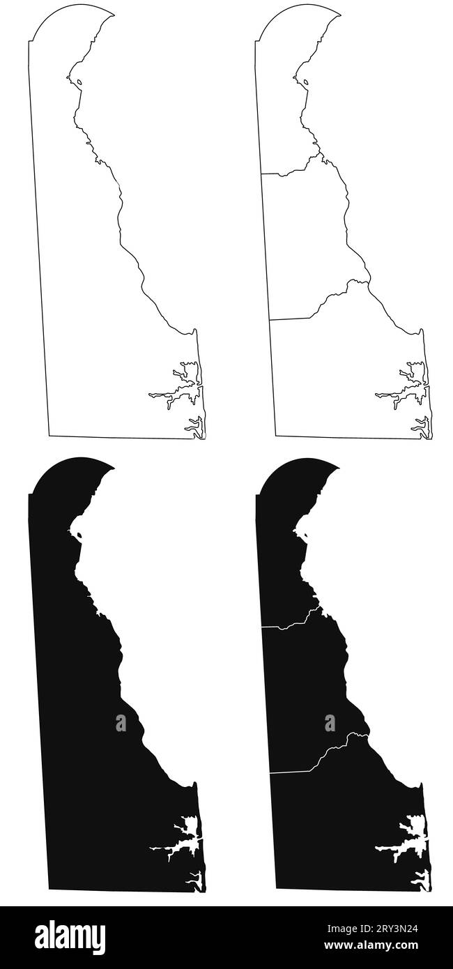Boundary county map Black and White Stock Photos & Images - Alamy