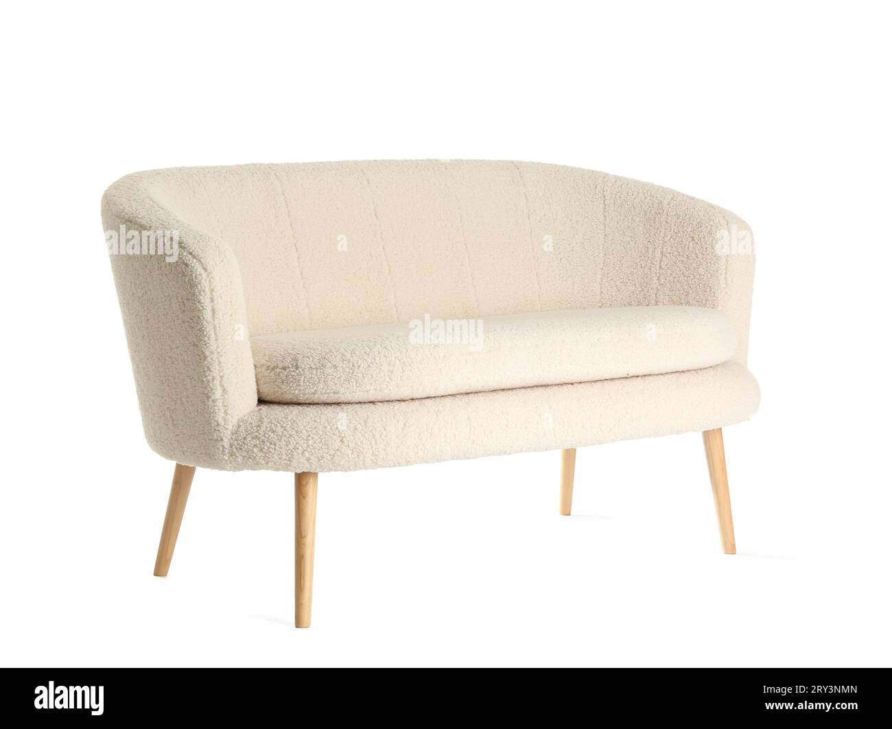 Modern sofa isolated on white background Stock Photo - Alamy