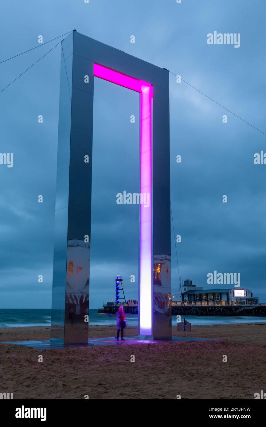 Bournemouth, Dorset, UK. 28th September 2023. Portal by Lucid Creates ...