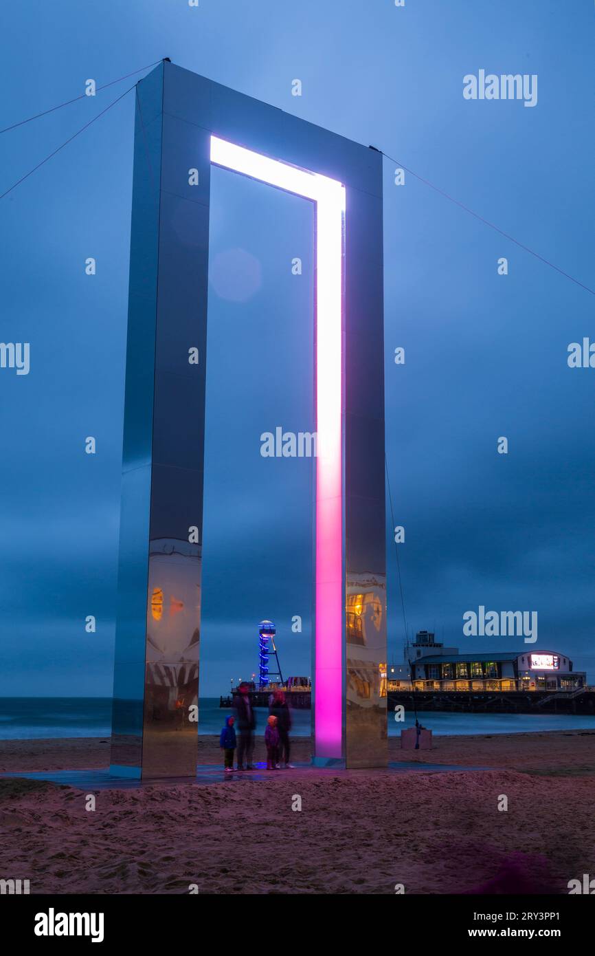Bournemouth, Dorset, UK. 28th September 2023. Portal by Lucid Creates ...