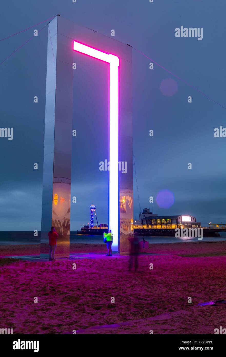 Bournemouth, Dorset, UK. 28th September 2023. Portal by Lucid Creates ...