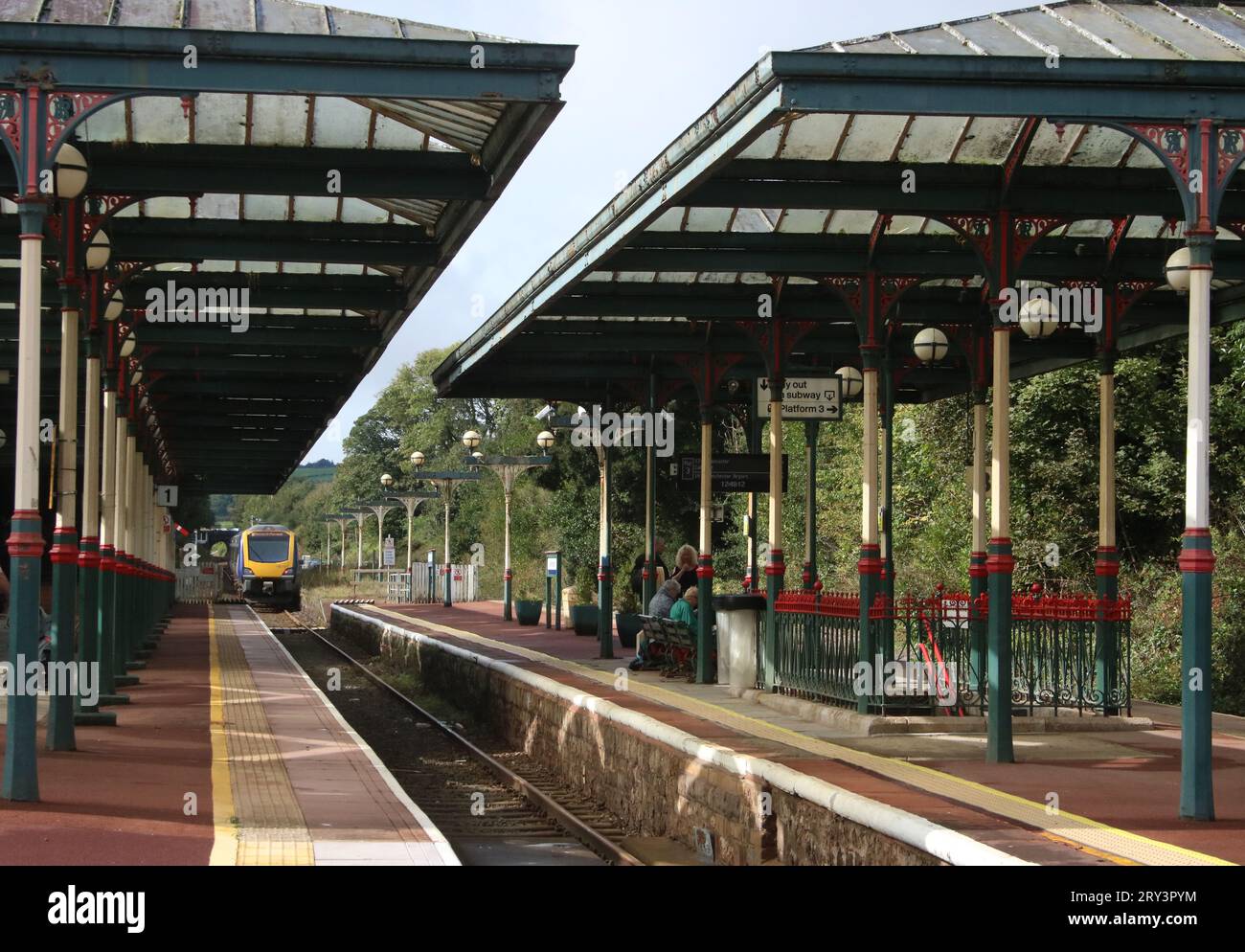 Northern trains Civity class 195 diesel multiple-unit leaving Ulverston ...