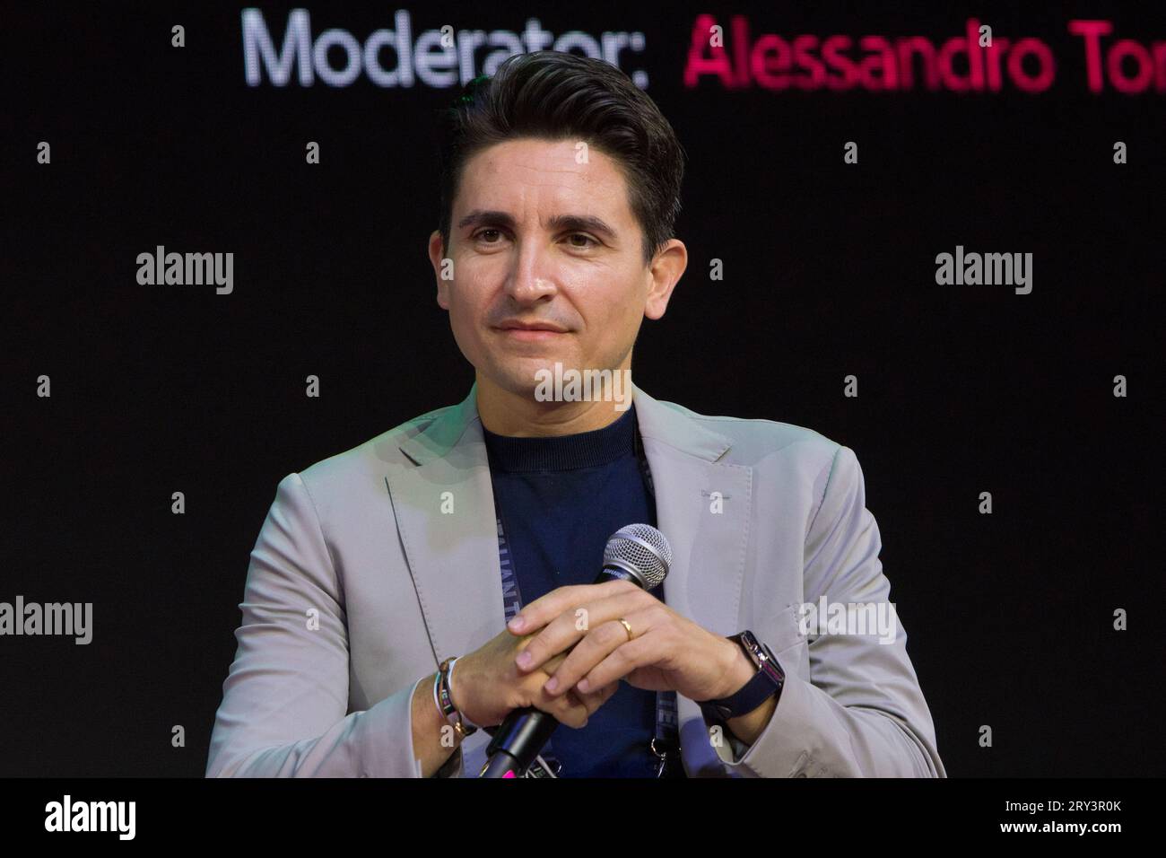 Torino, Italy. 28th Sep, 2023. Andrea Carcano, co-founder & CPO of ...
