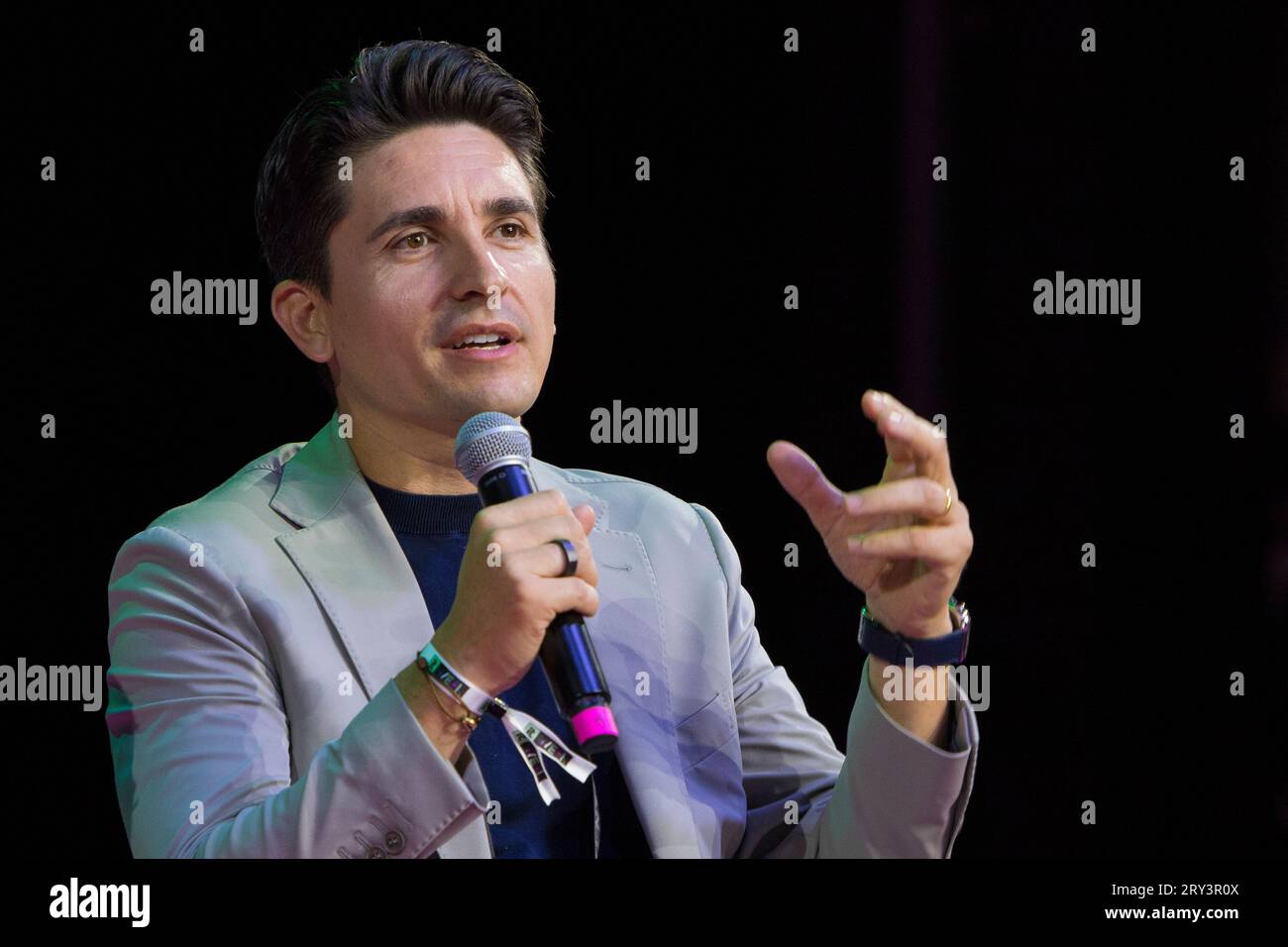 Torino, Italy. 28th Sep, 2023. Andrea Carcano, co-founder & CPO of ...