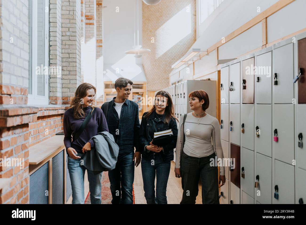 Three male students walking school hi-res stock photography and images ...