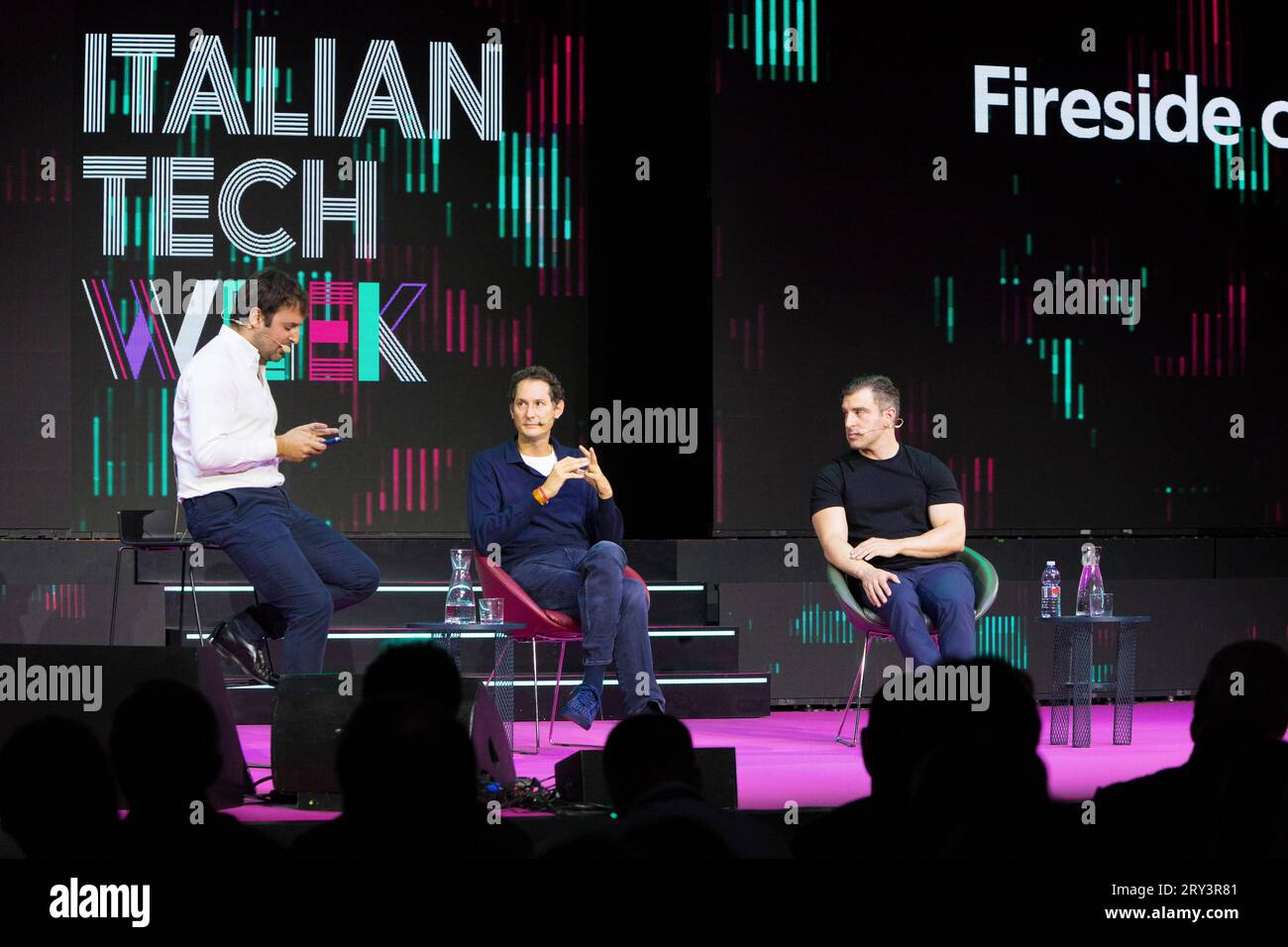 Torino, Italy. 28th Sep, 2023. Brian Chesky (co-founder & CEO of Airbnb ...