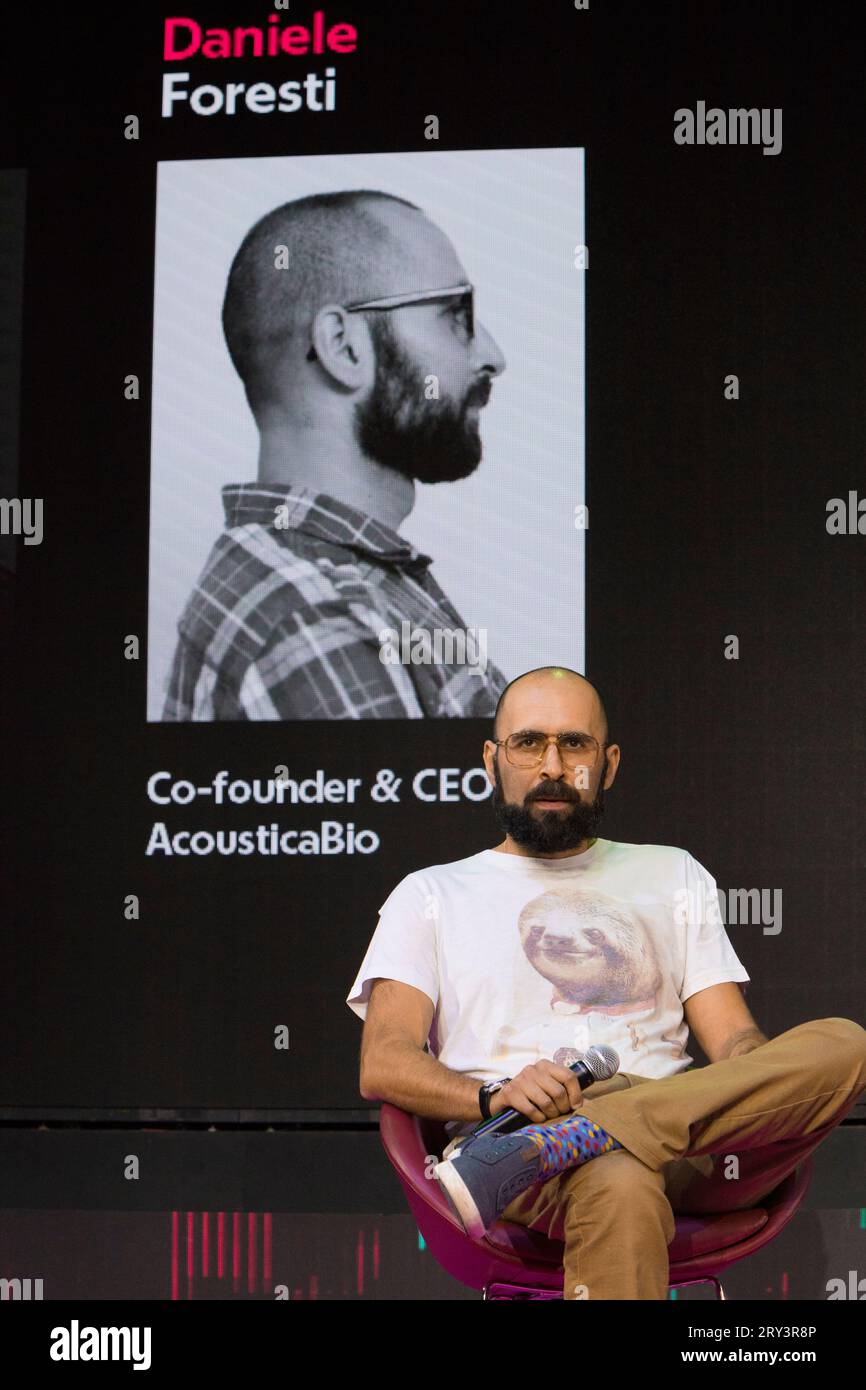 Torino, Italy. 28th Sep, 2023. Daniele Foresti, co-founder & CEO of ...
